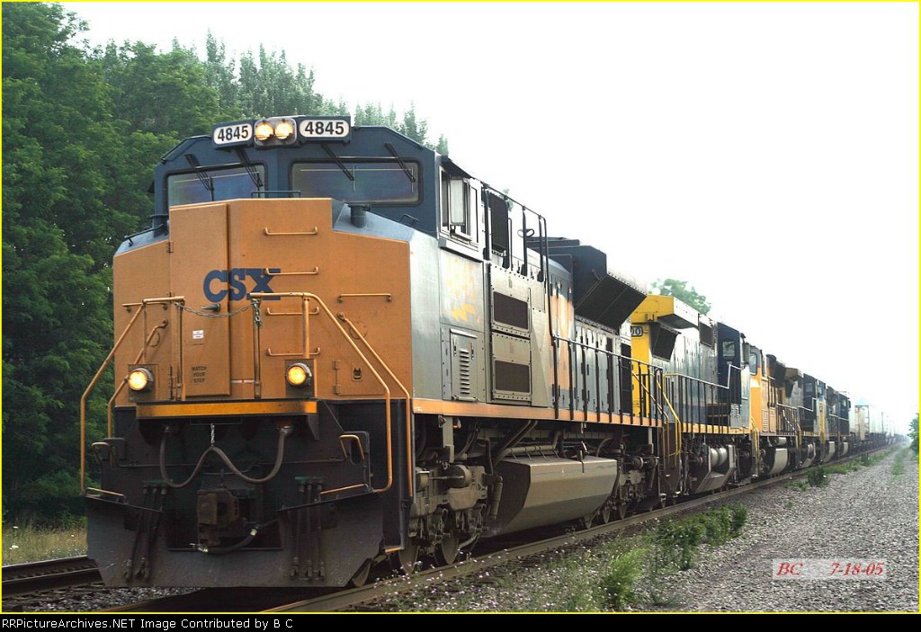 CSX 4845 07/18/2005